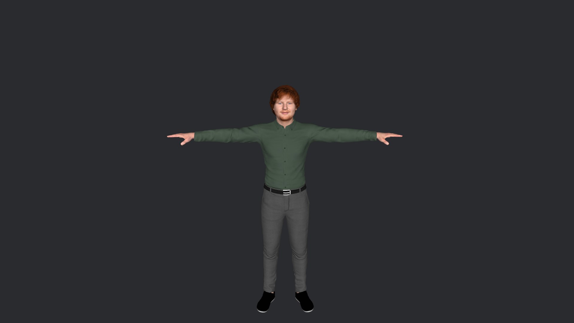 3D Model Ed Sheeran Hyper Realistic Full Body Fully Rigged 3D Character ...