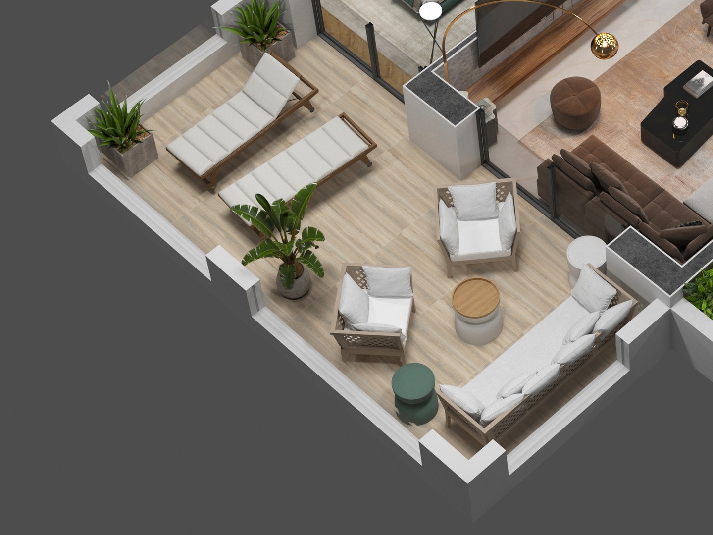 3D Detailled Floorplan K1 - TurboSquid 2162011