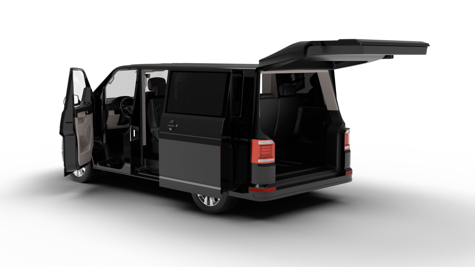 3D Model Volkswagen Tranporter T6 Multivan 2019 HQ 3d Model ...