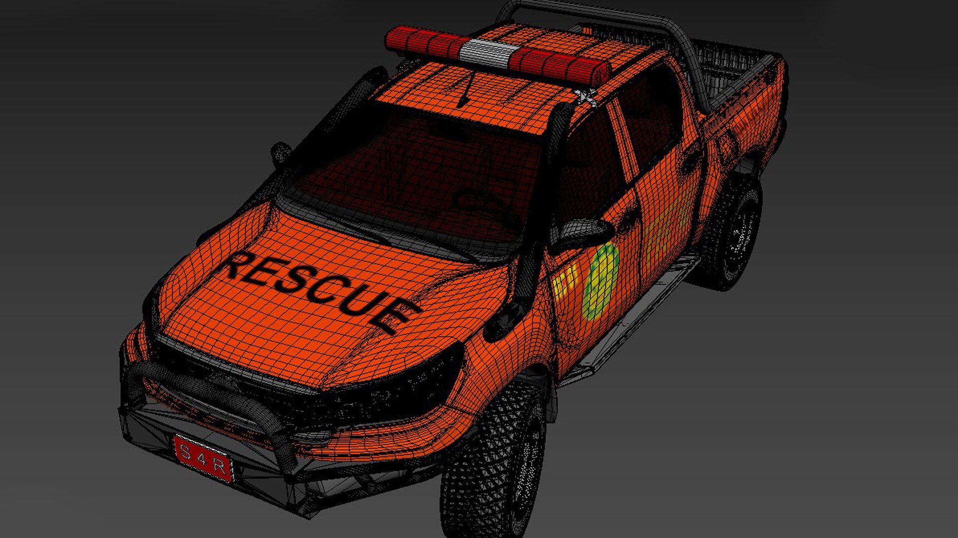 Truck Basarnas SAR 3D Model - TurboSquid 2366245