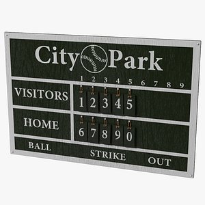 3D Scoreboard Models - Browse & Download Formats - TurboSquid