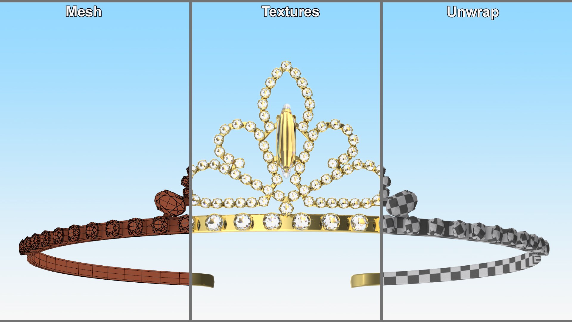 Wedding Tiara 3D Model - TurboSquid 2284574