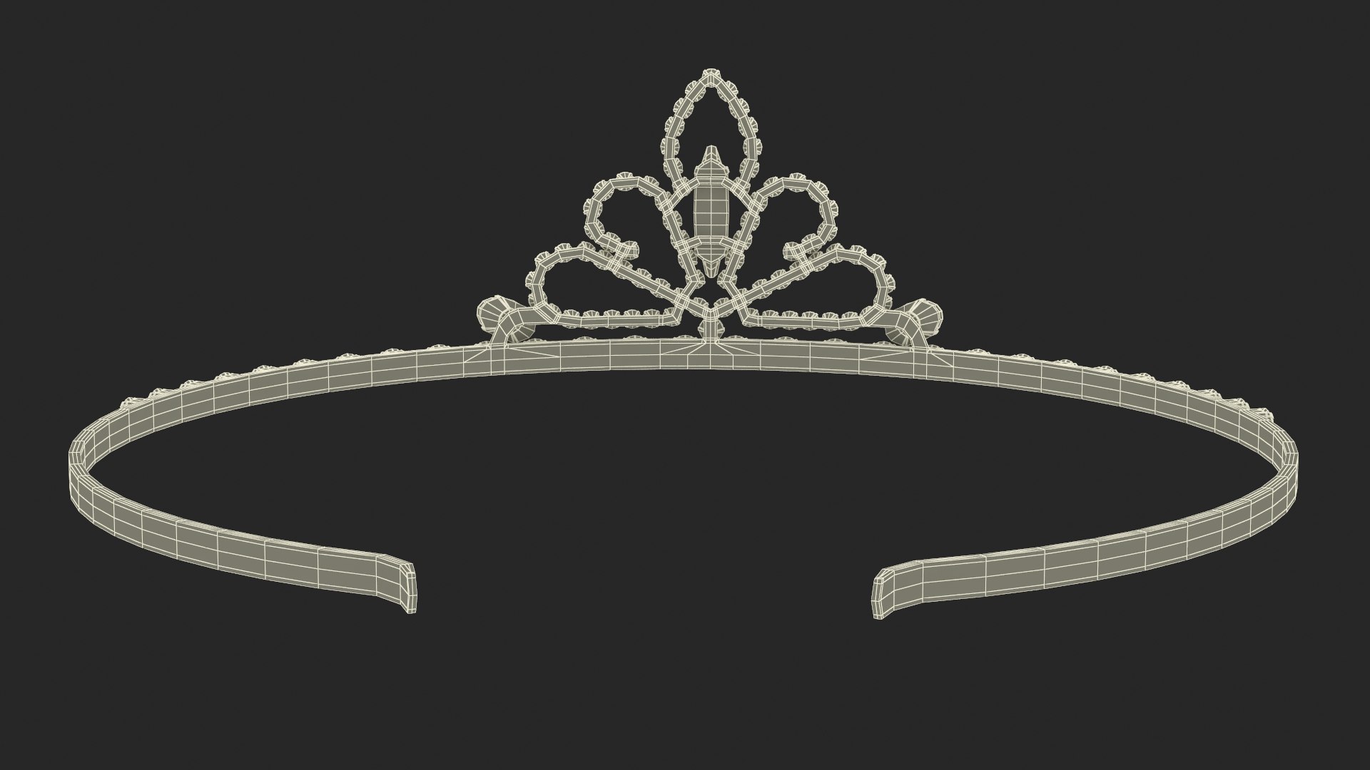 Wedding Tiara 3D Model - TurboSquid 2284574