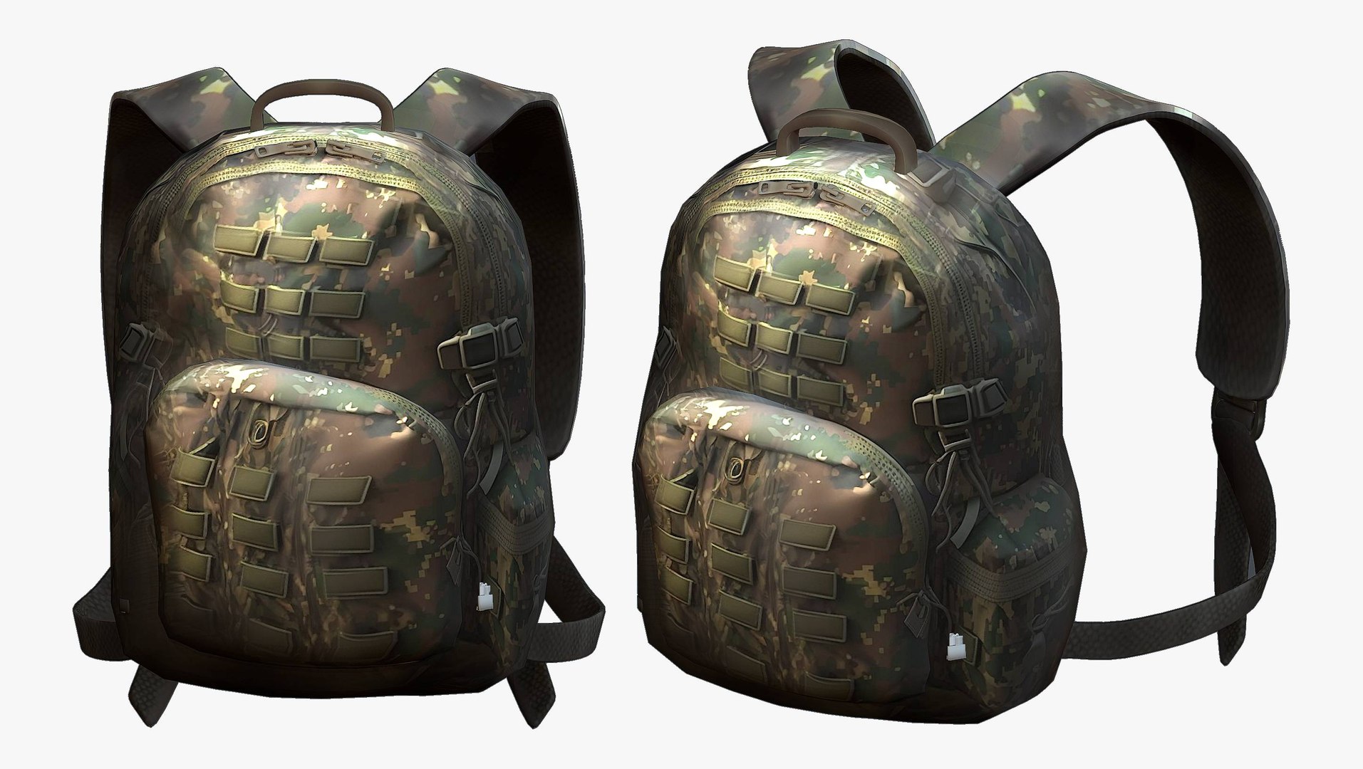3D Backpack Camping Generic - TurboSquid 2036614