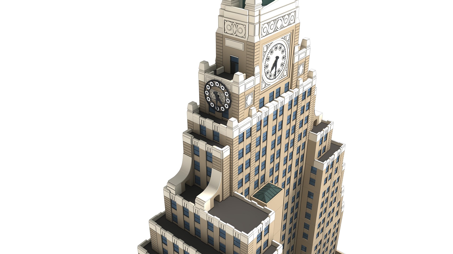 Paramount Building Model - TurboSquid 1524356