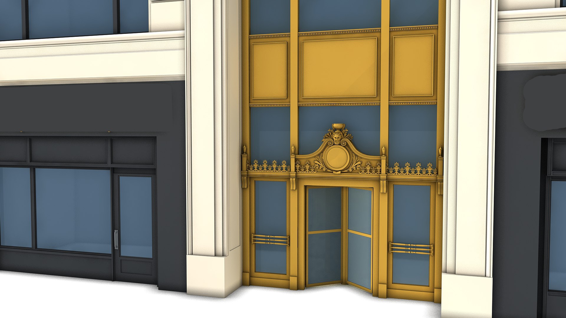 Paramount Building Model - TurboSquid 1524356