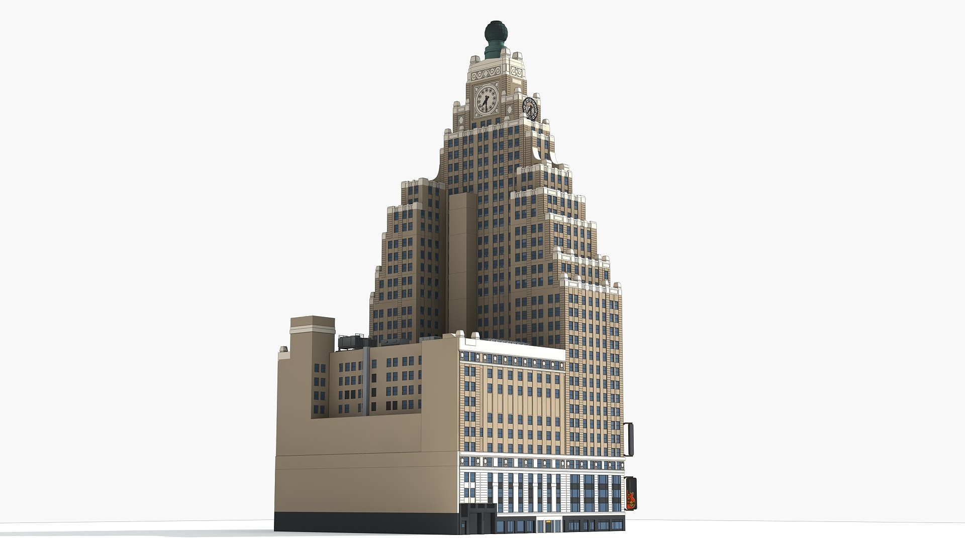 Paramount Building Model - TurboSquid 1524356