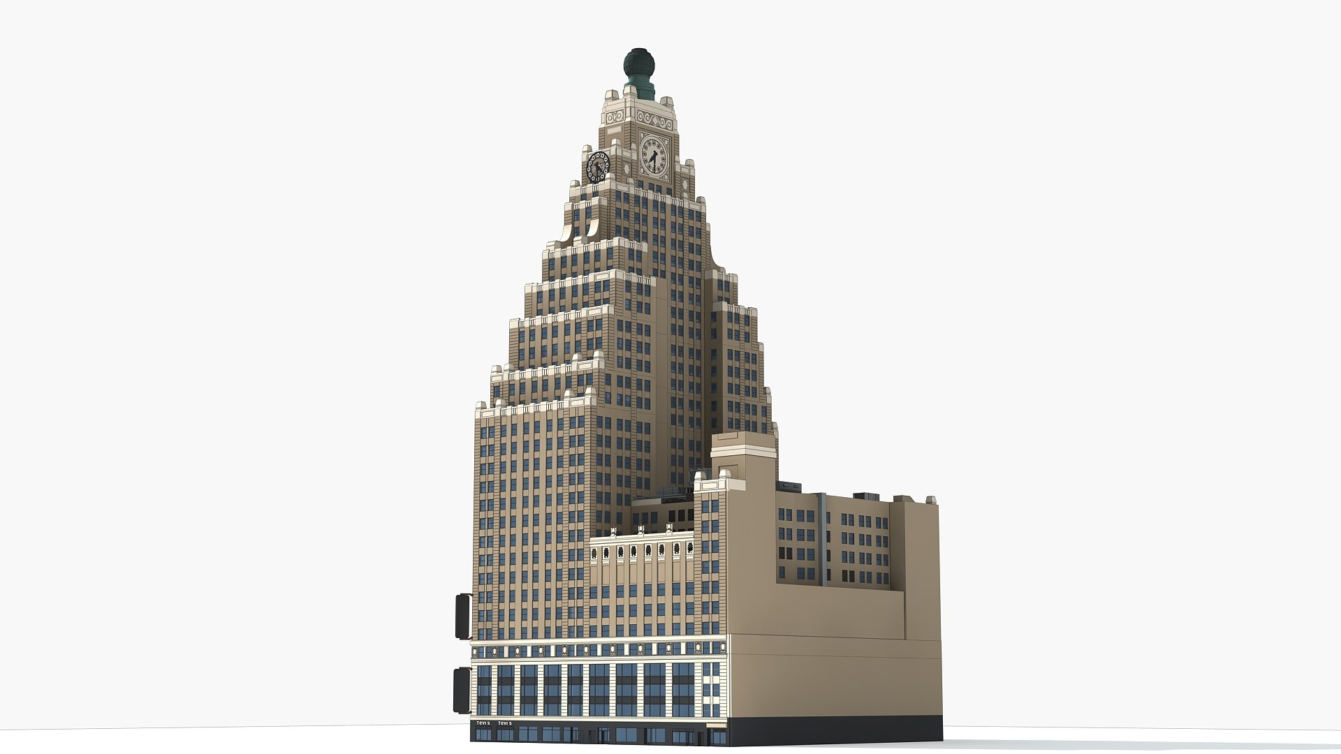 Paramount Building Model - TurboSquid 1524356