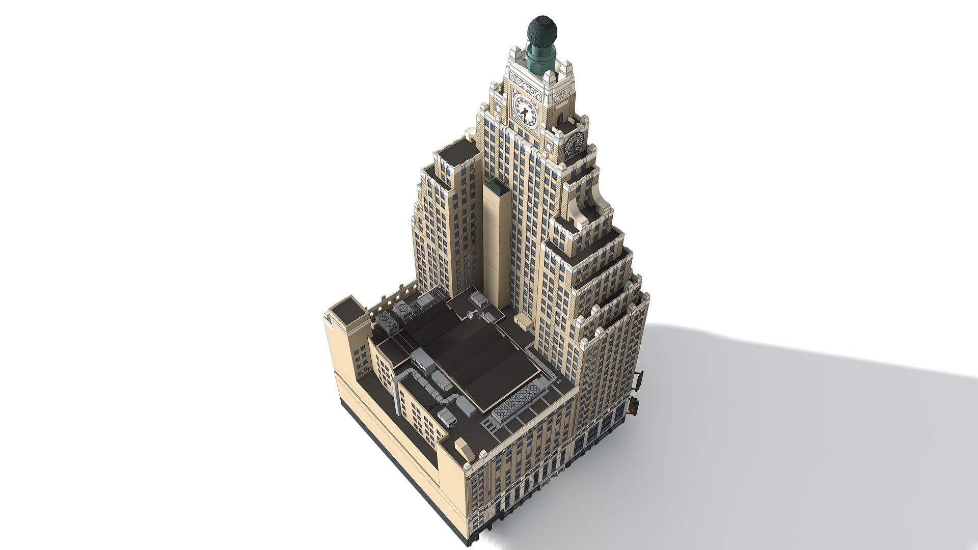 Paramount Building Model - TurboSquid 1524356