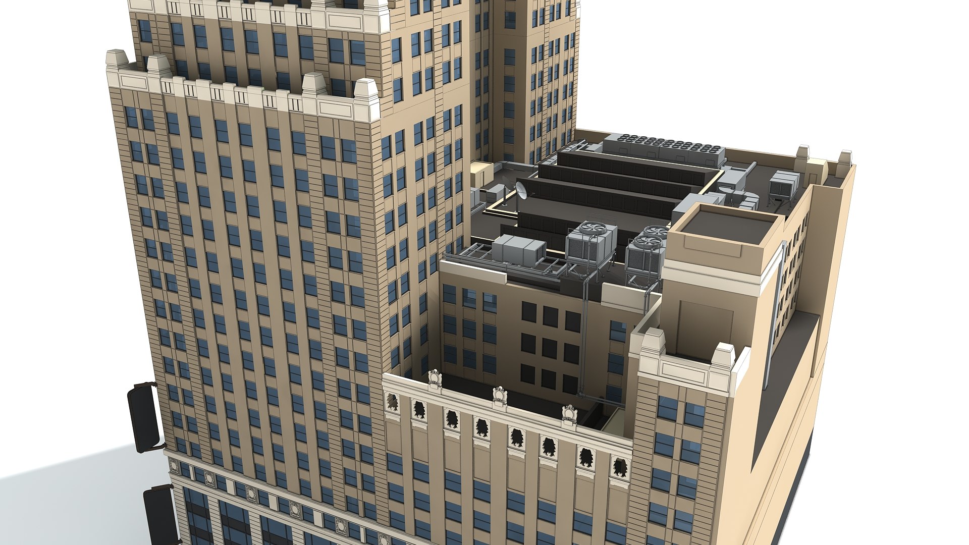 Paramount building model - TurboSquid 1524356