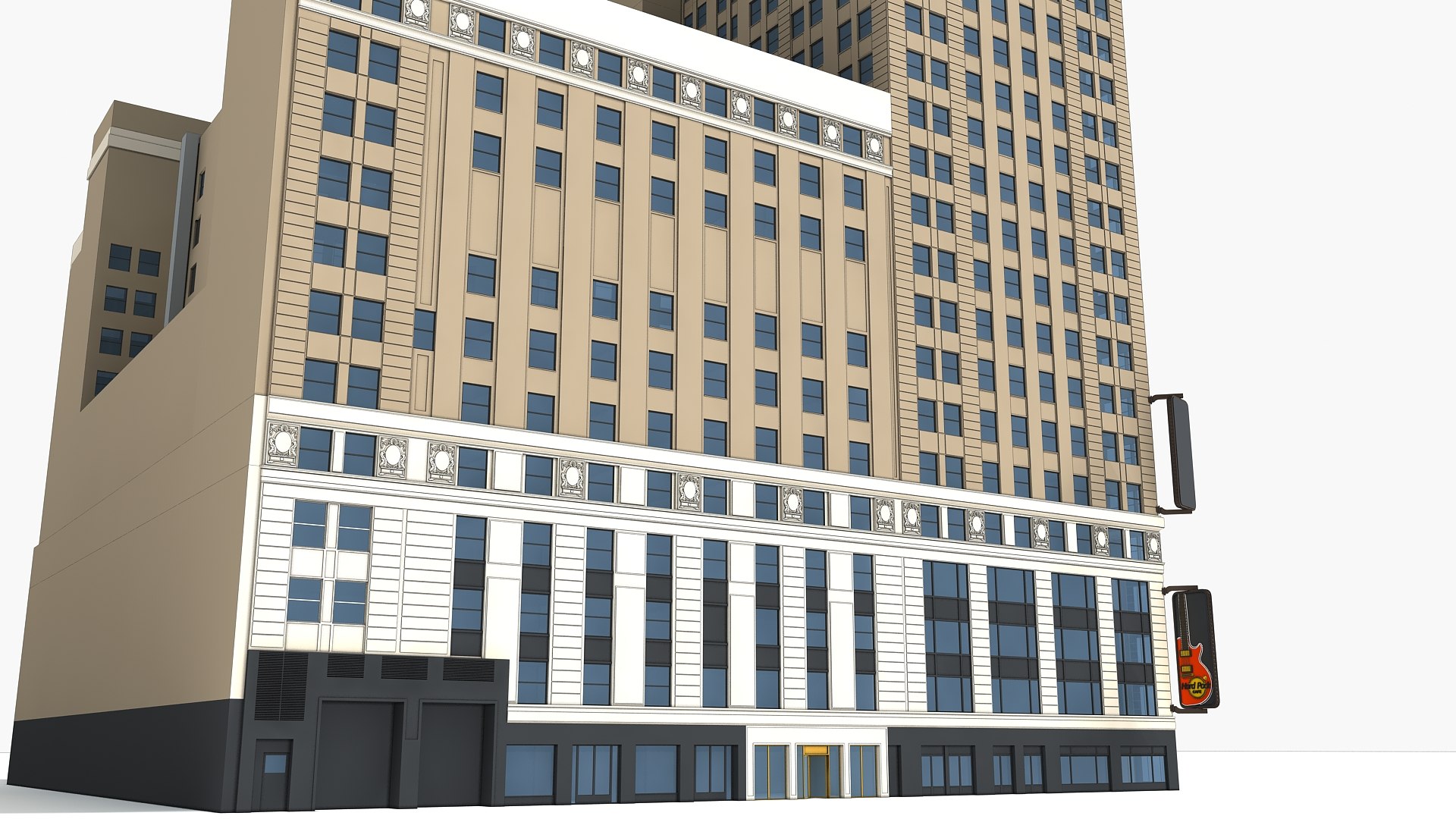 Paramount Building Model - TurboSquid 1524356