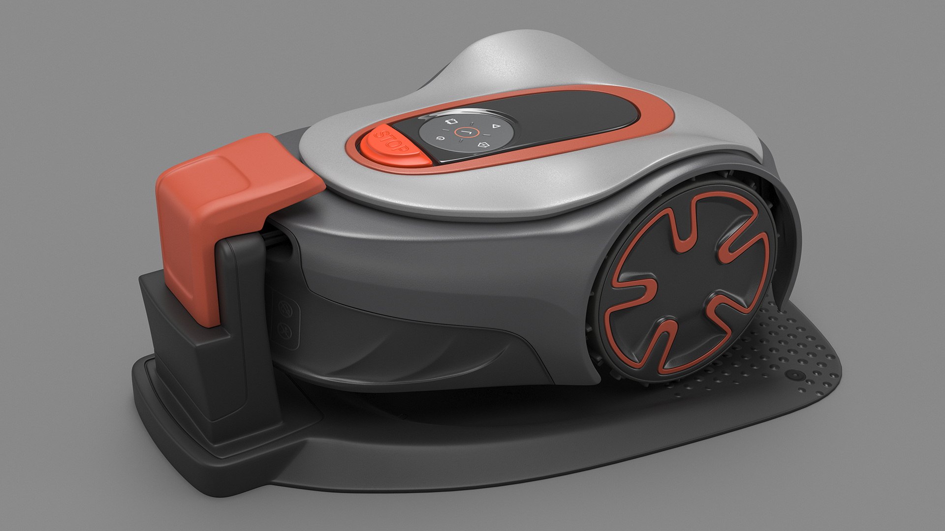 Robotic Lawn Mower Model - TurboSquid 2209645