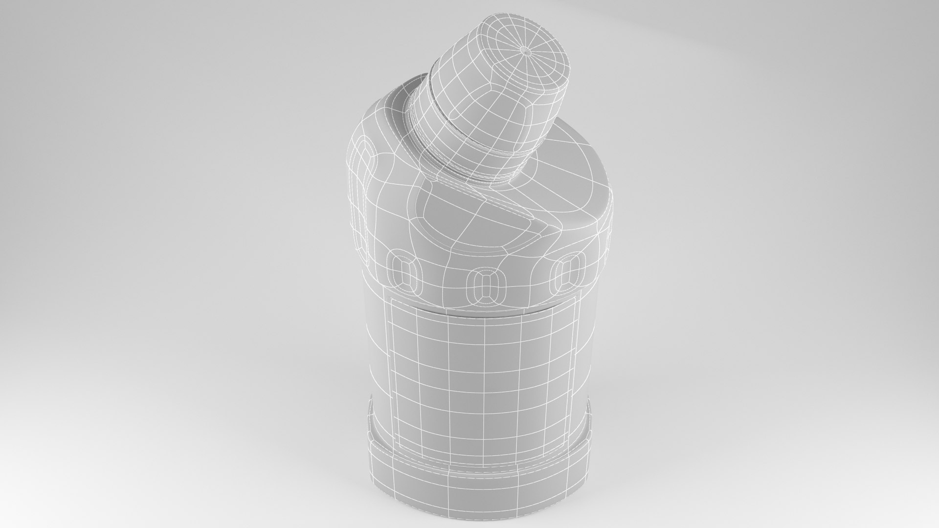 Toilet Cleaner Bottle Cleaning 3D Model - TurboSquid 1495049