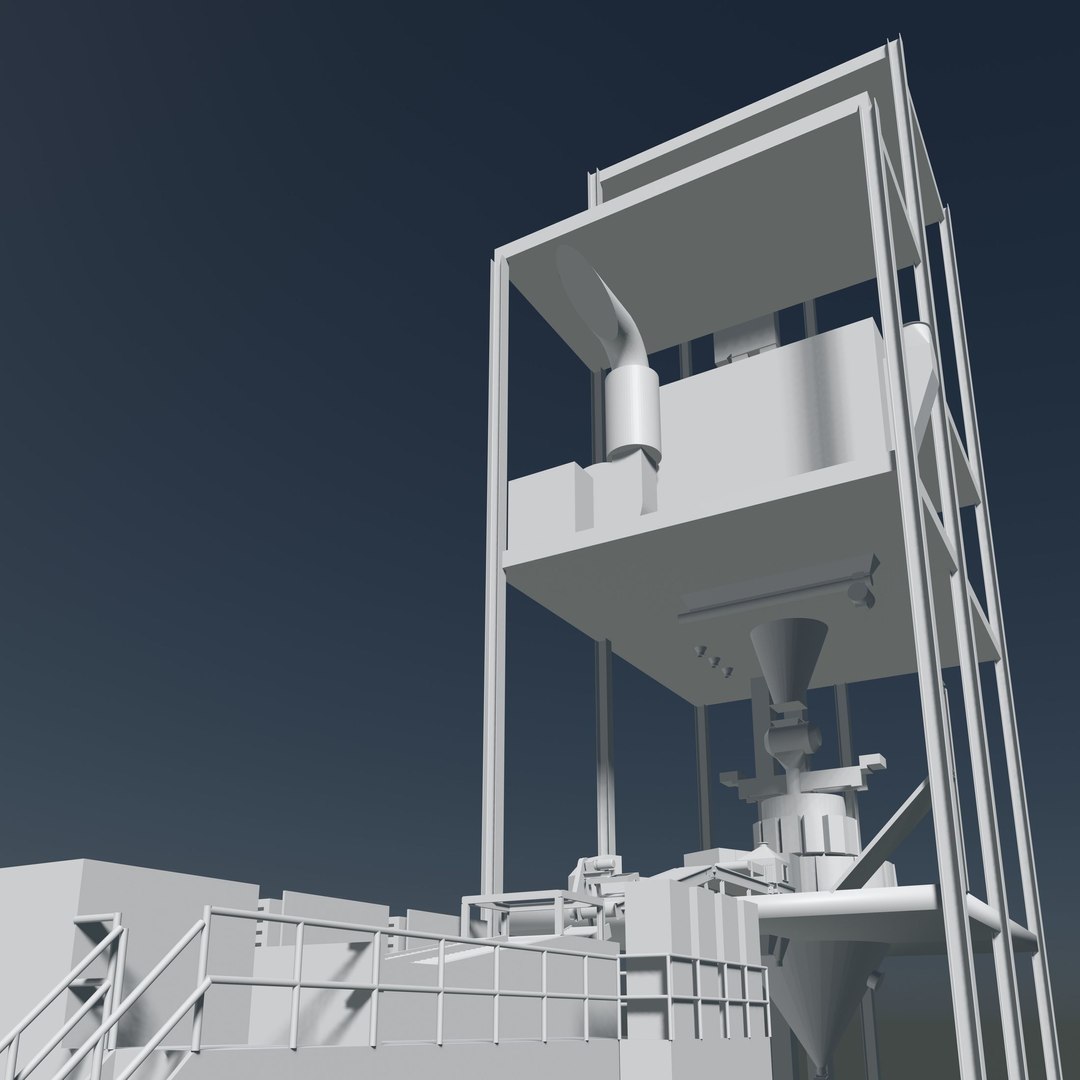 3D Silo Building 2 Model - TurboSquid 2160281