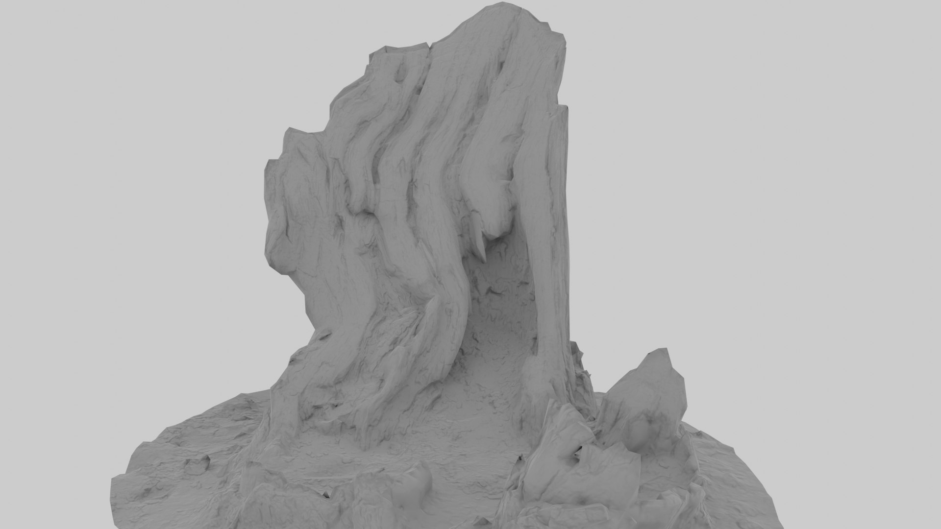 3D Dry Tree Stump 01 - Scan Model - TurboSquid 2040529