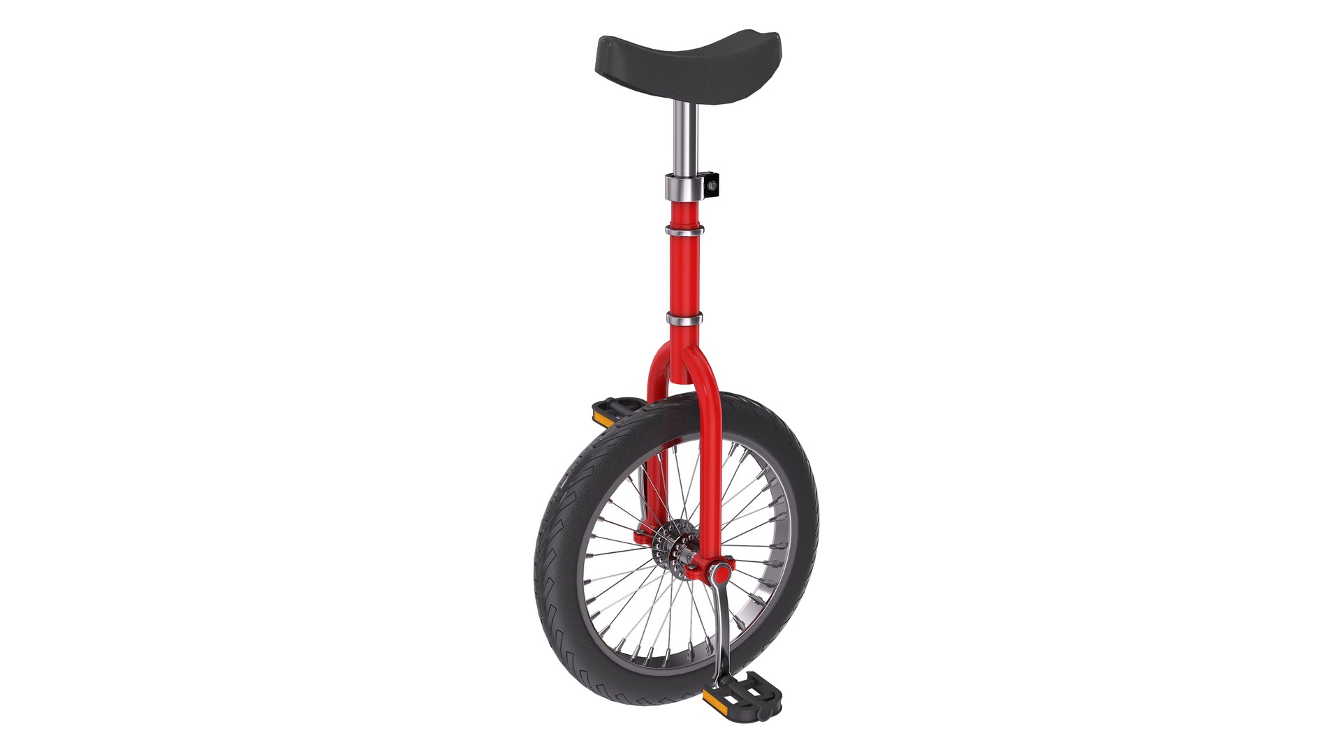 Unicycle - Red 3D - TurboSquid 1924491
