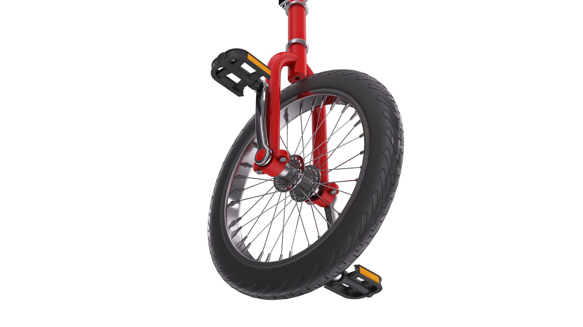 Unicycle - Red 3D - TurboSquid 1924491