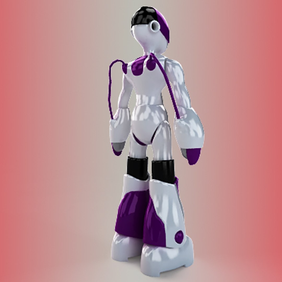 Toy Robot Ema 3d 3ds