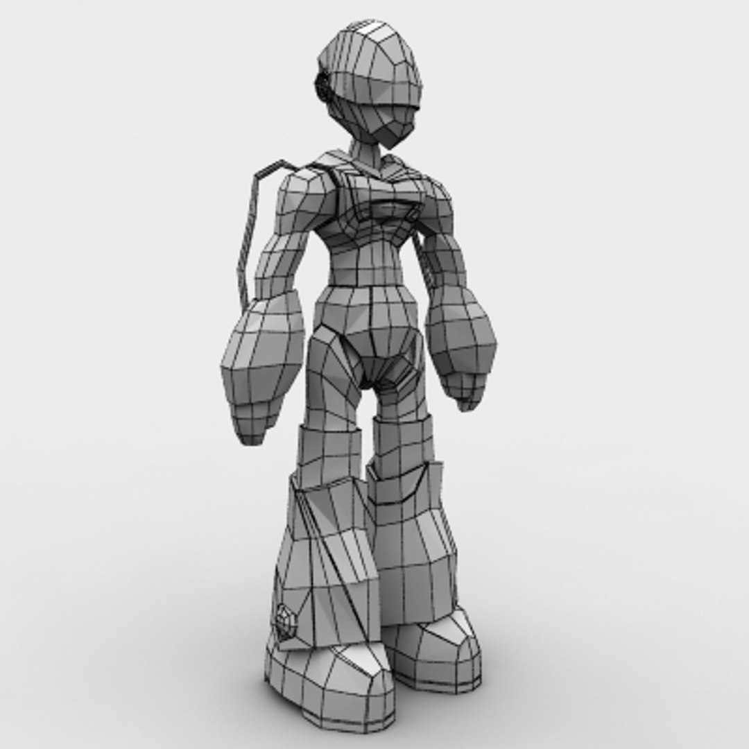 Toy Robot Ema 3d 3ds