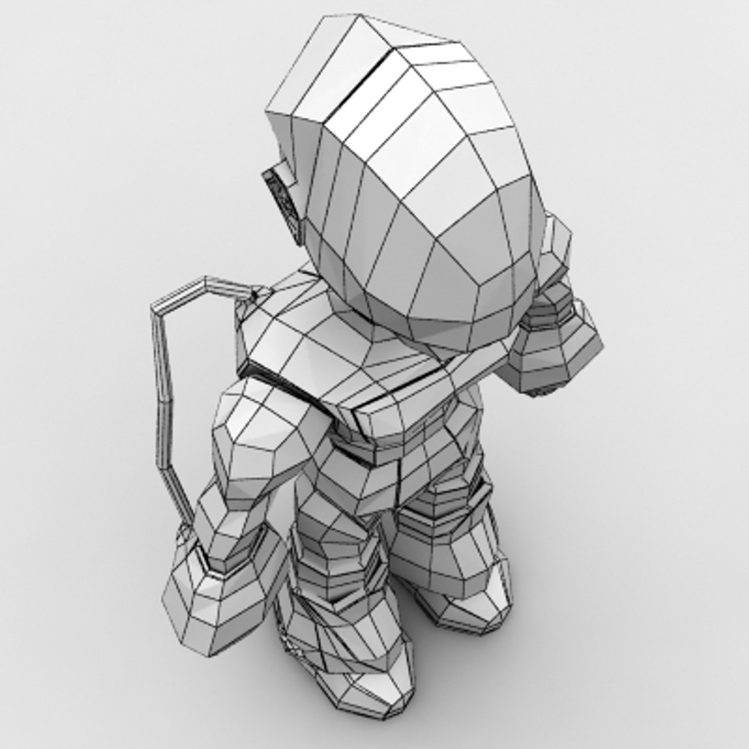 Toy Robot Ema 3d 3ds