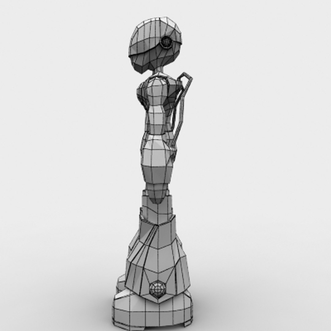 Toy Robot Ema 3d 3ds