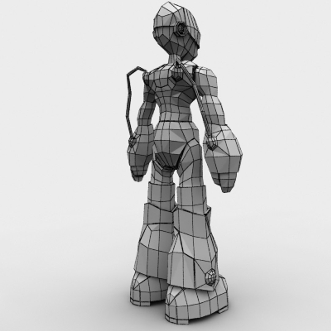 Toy Robot Ema 3d 3ds