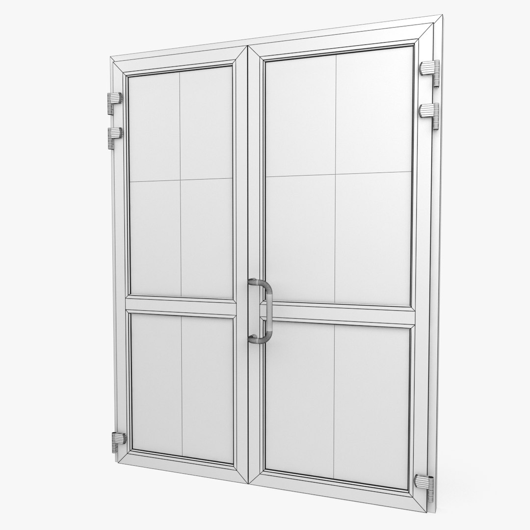 3dsmax Modern Pvc Door