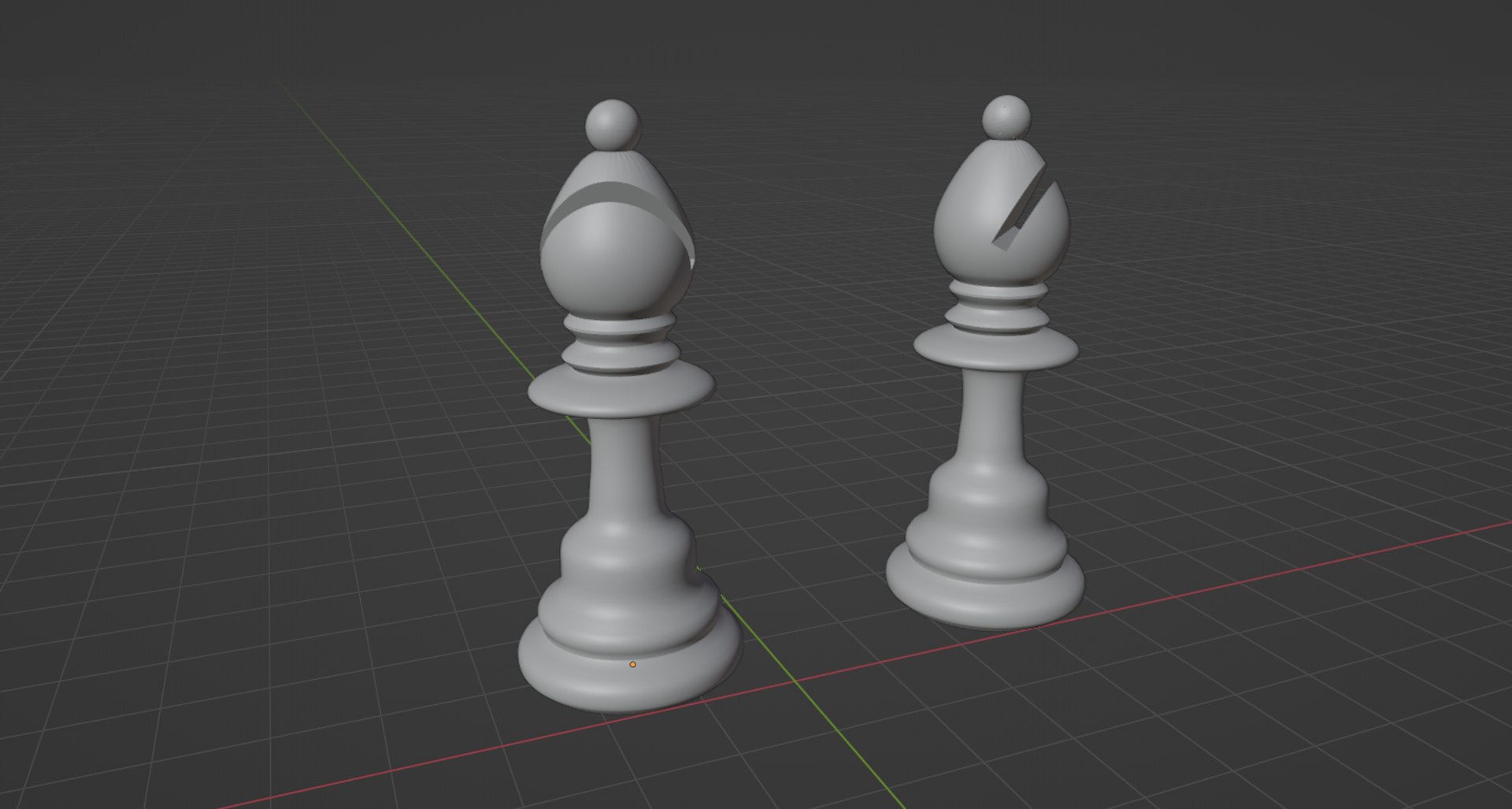 Bishop Frosted Glass Chess Pieces 3D Model - TurboSquid 2165482