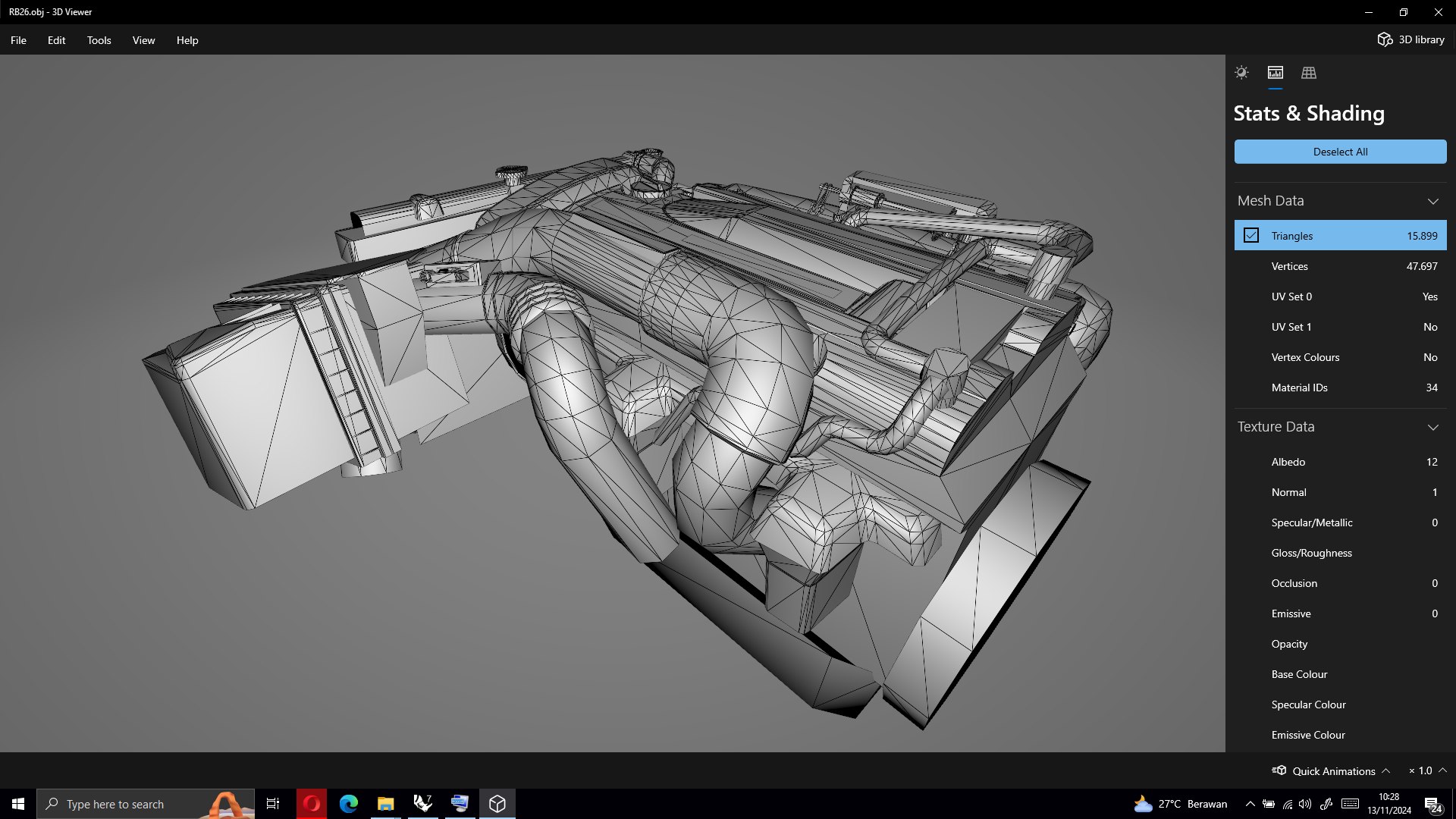 Nissan RB26DETT Stock Low Poly Engine 3D Model - TurboSquid 2307181