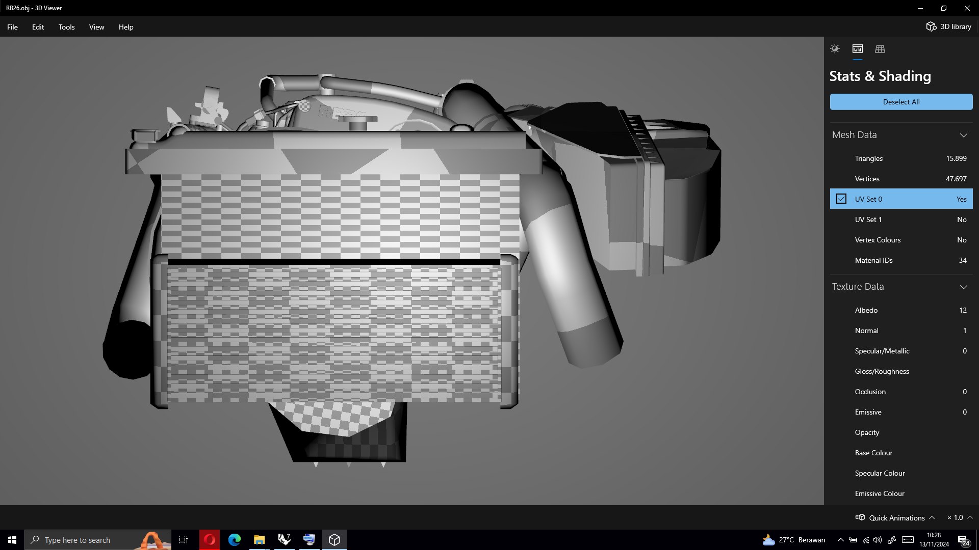 Nissan RB26DETT Stock Low Poly Engine 3D Model - TurboSquid 2307181