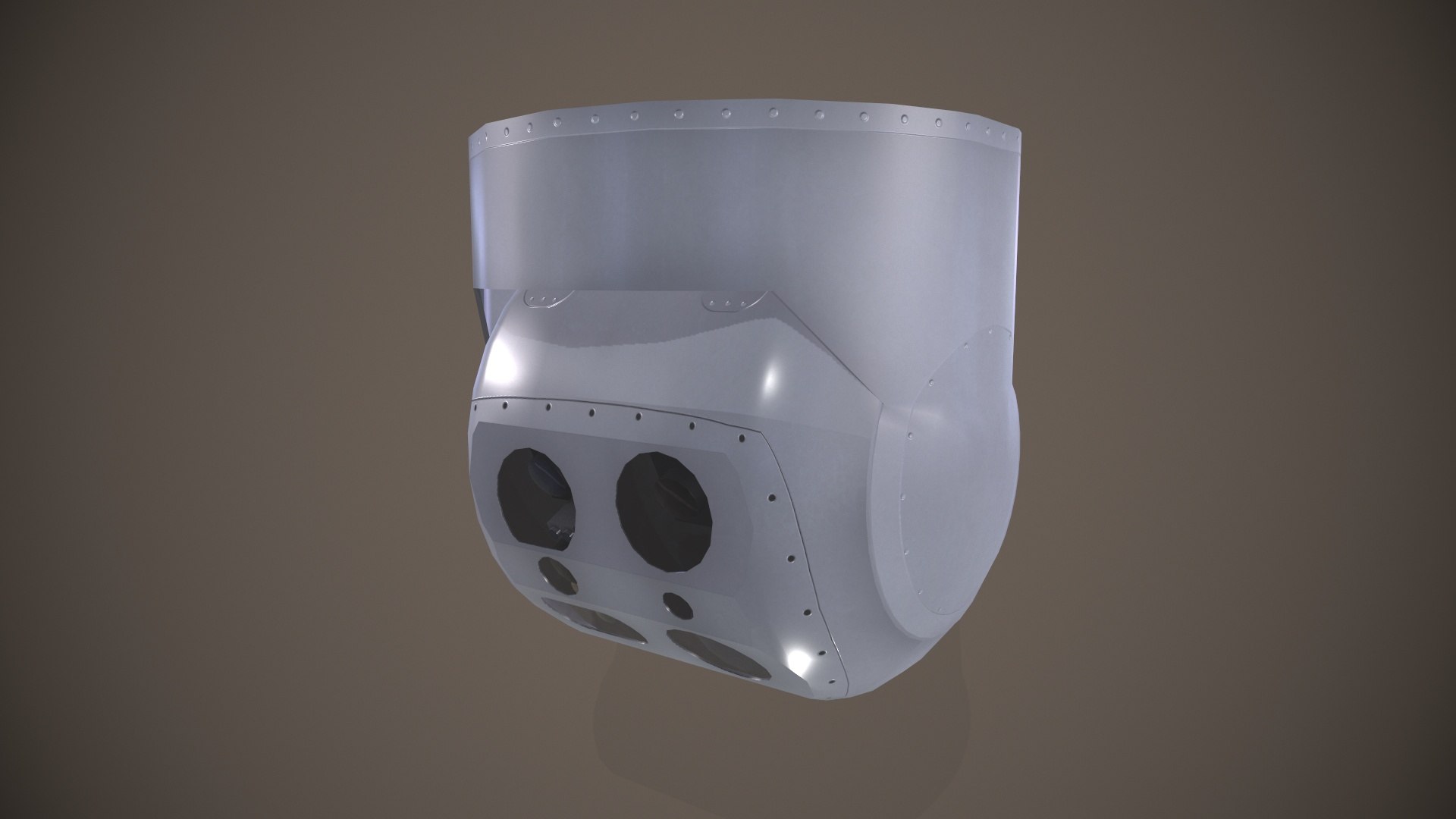 3D Helicopter Camera TOES 520 Model - TurboSquid 1946235