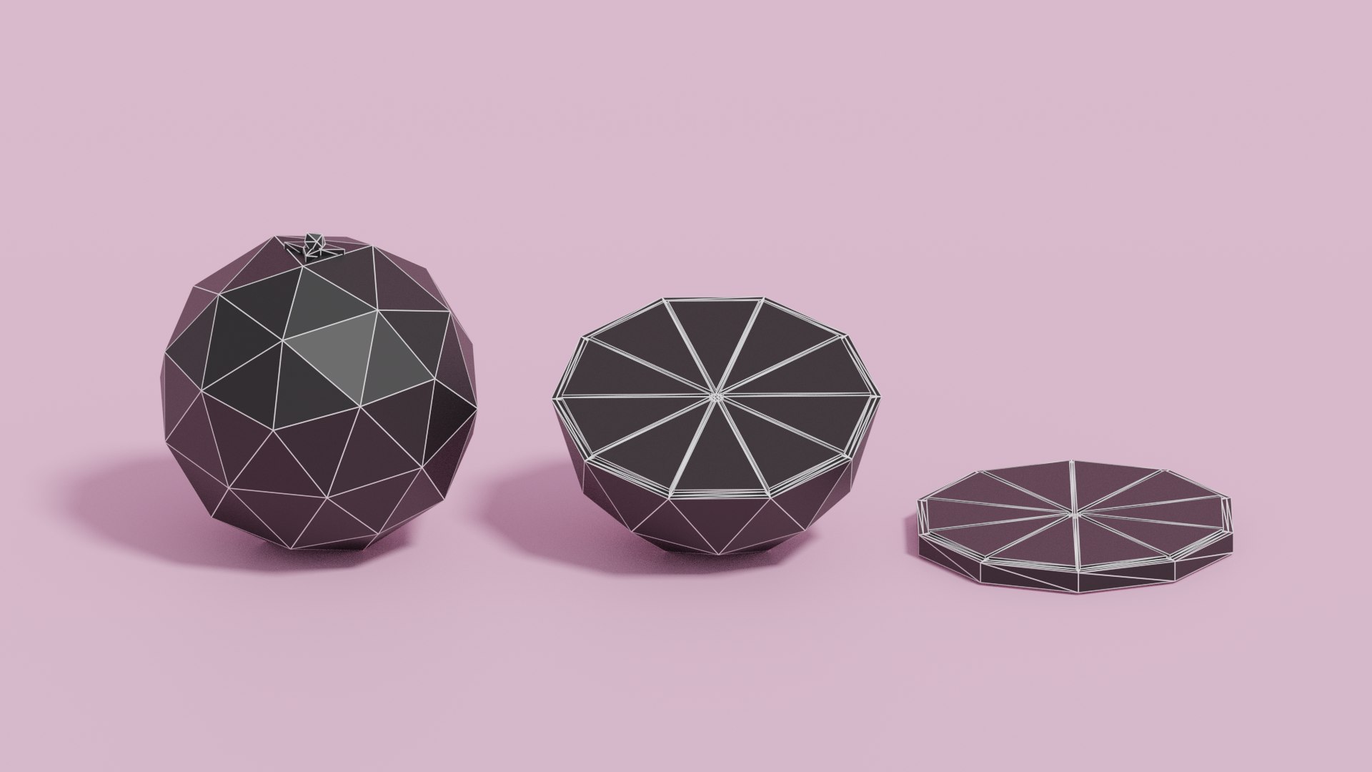 Low Poly Cartoon Orange 3D - TurboSquid 1867095