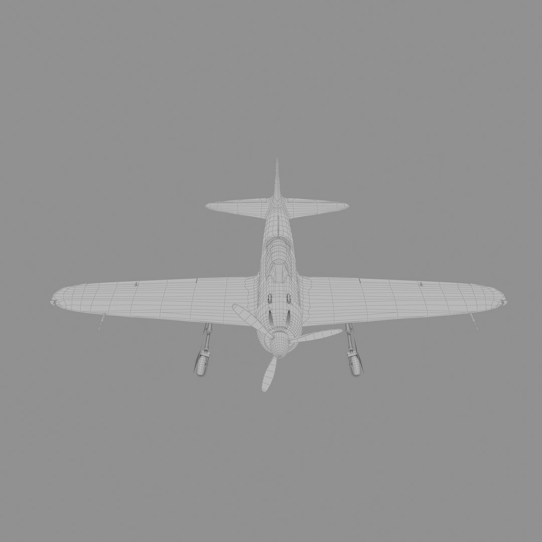 3D Mitsubishi A6m Zero - TurboSquid 1412210