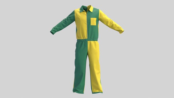 modelo 3d Escape Risk Prison Overalls - TurboSquid 2045141