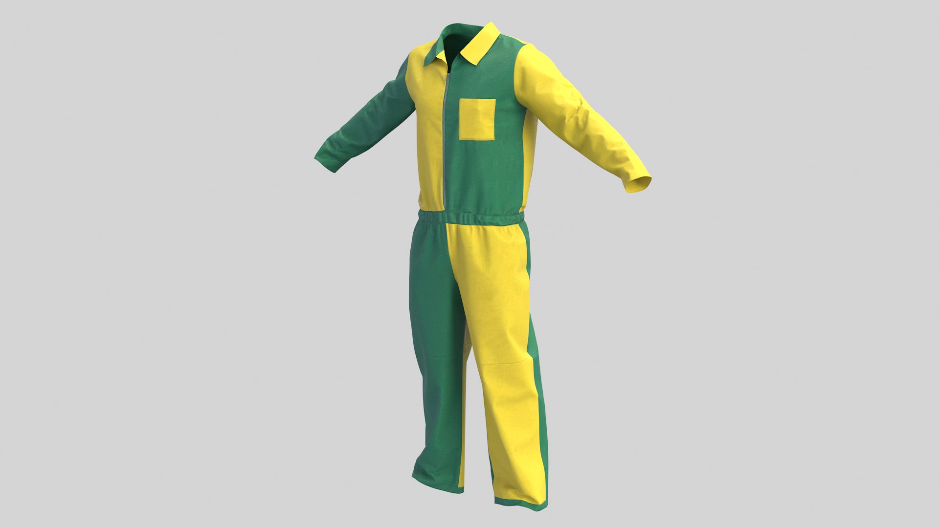 3D Escape Risk Prison Overalls - TurboSquid 2045141
