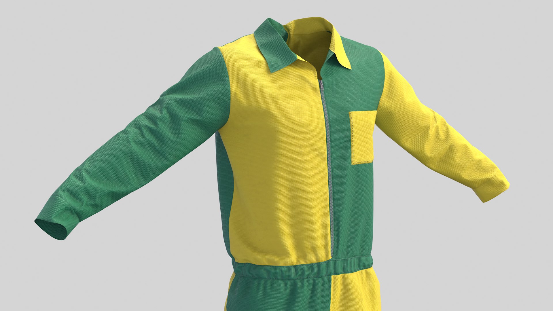 3D Escape Risk Prison Overalls - TurboSquid 2045141