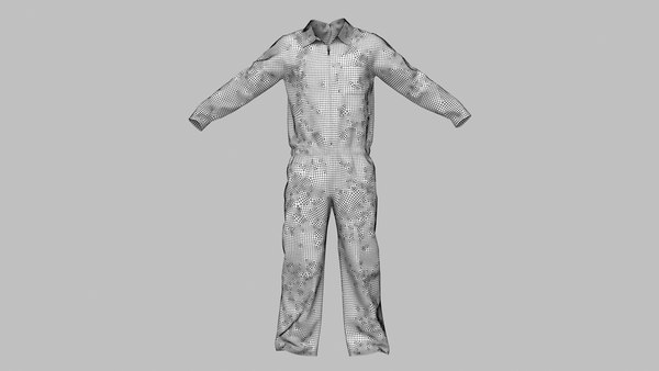 modelo 3d Escape Risk Prison Overalls - TurboSquid 2045141