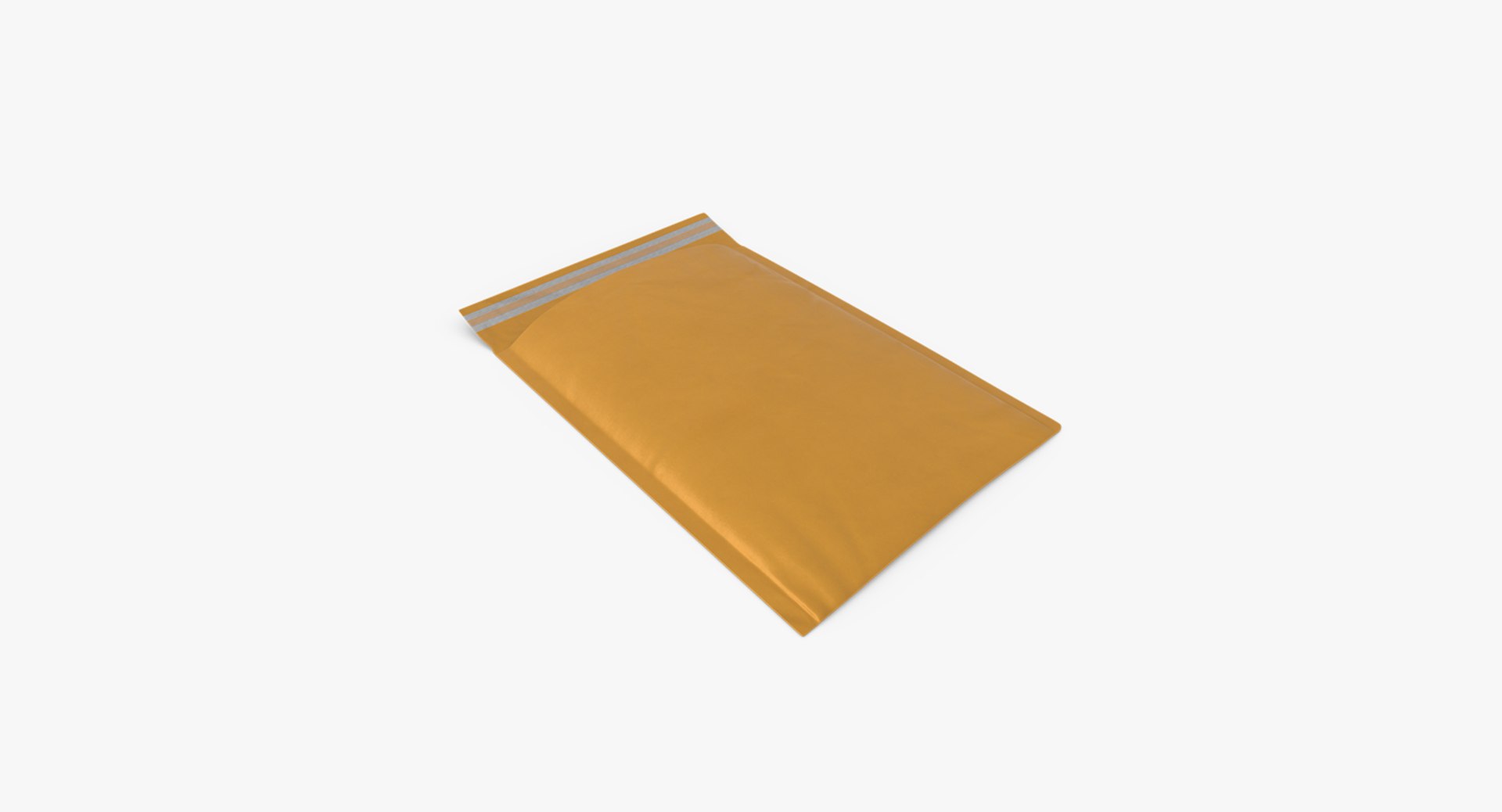Yellow Bubble Envelope 3D Model - TurboSquid 1309776