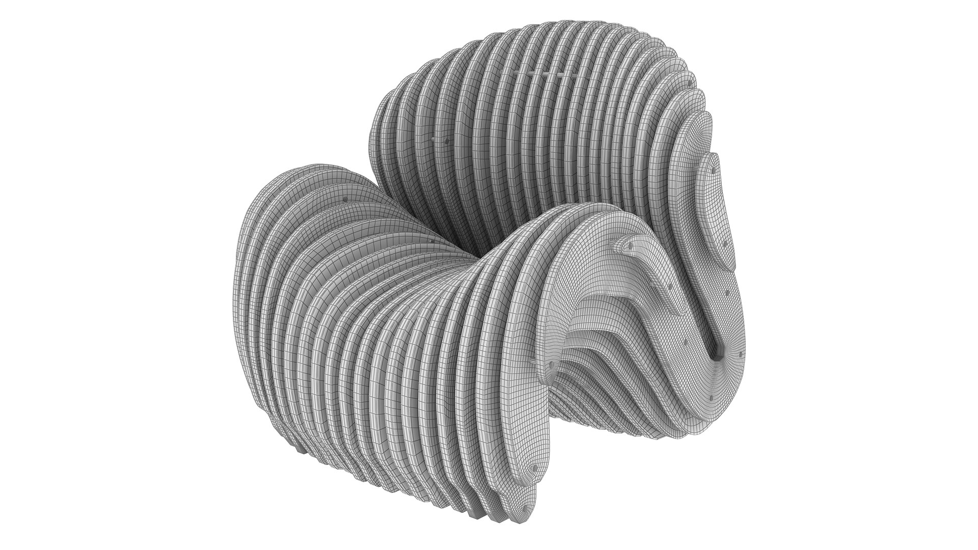 3D Parametric Chair 05 - TurboSquid 2084719