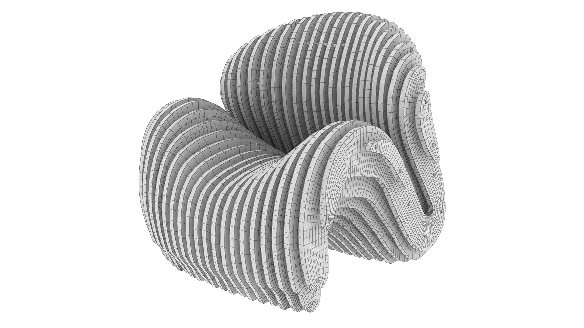 3D Parametric Chair 05 - TurboSquid 2084719