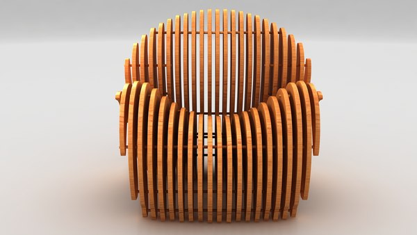 modelo 3d Parametric Chair 05 - TurboSquid 2084719