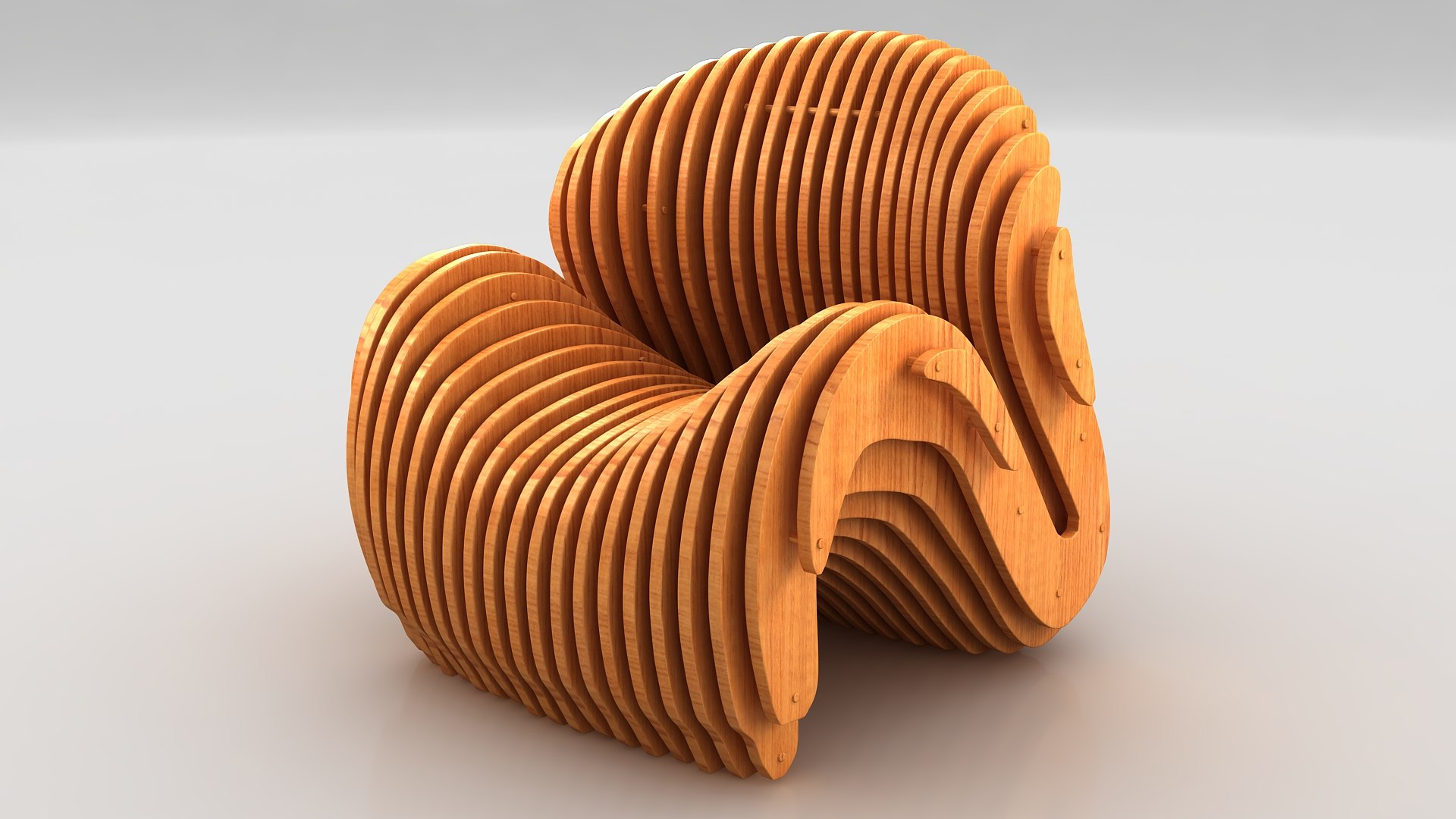 3D Parametric Chair 05 - TurboSquid 2084719