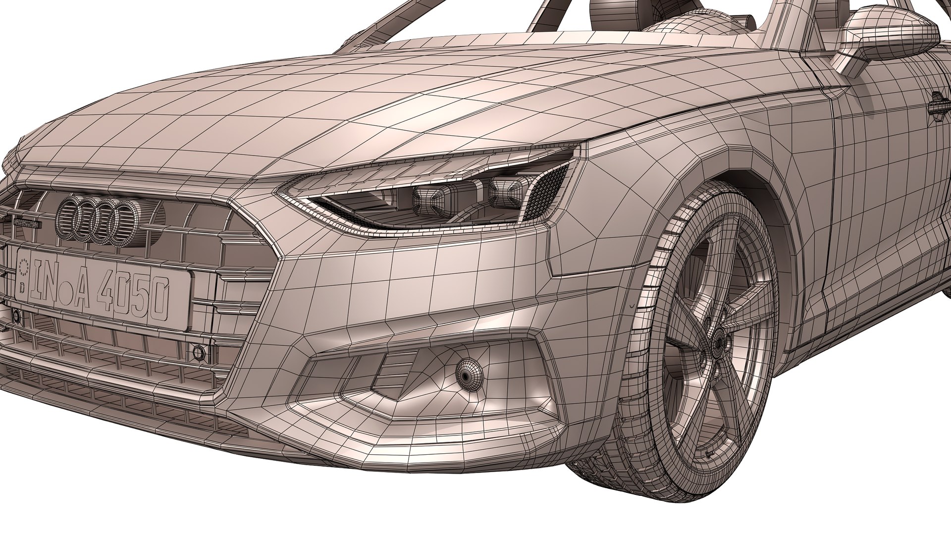 Audi Car 3D - TurboSquid 1466527