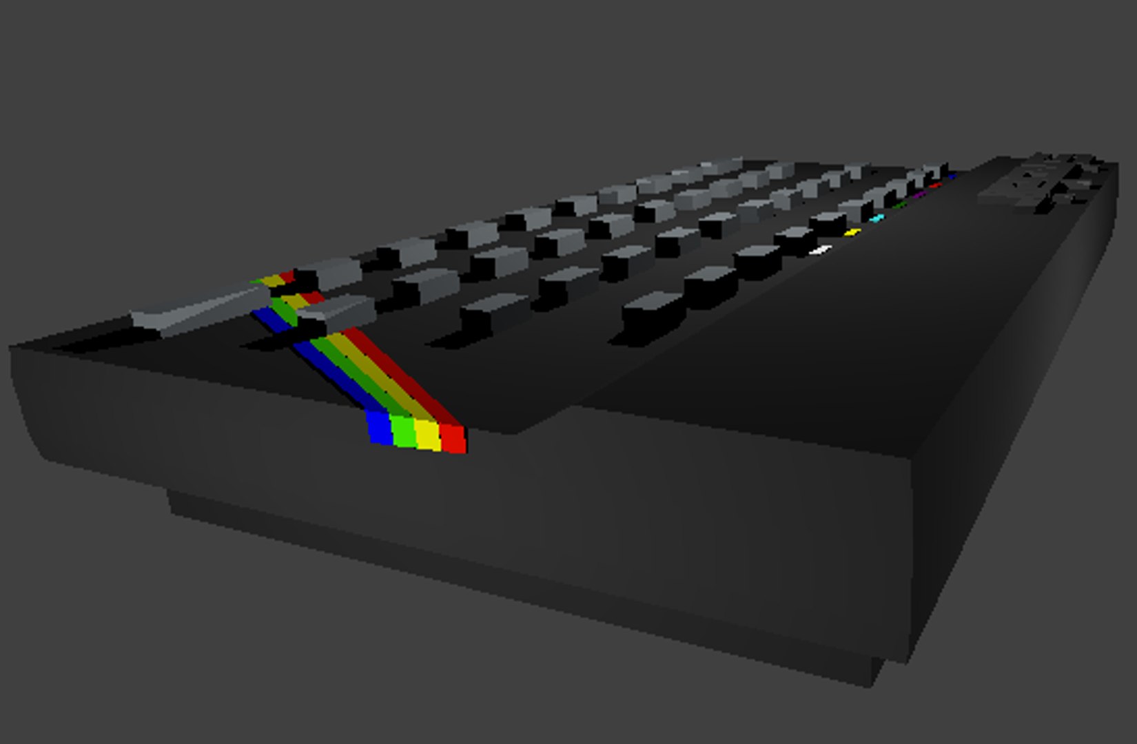 3D Zx Spectrum Keyboard - TurboSquid 1282259