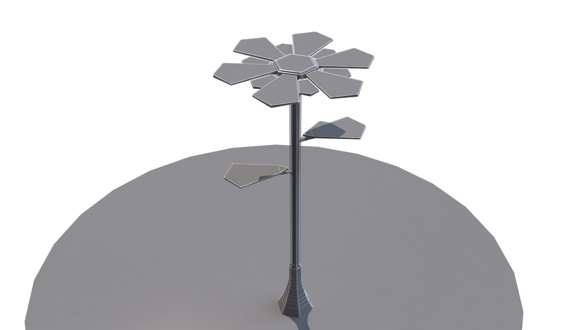 3D Solar Street Light Model - TurboSquid 1969455