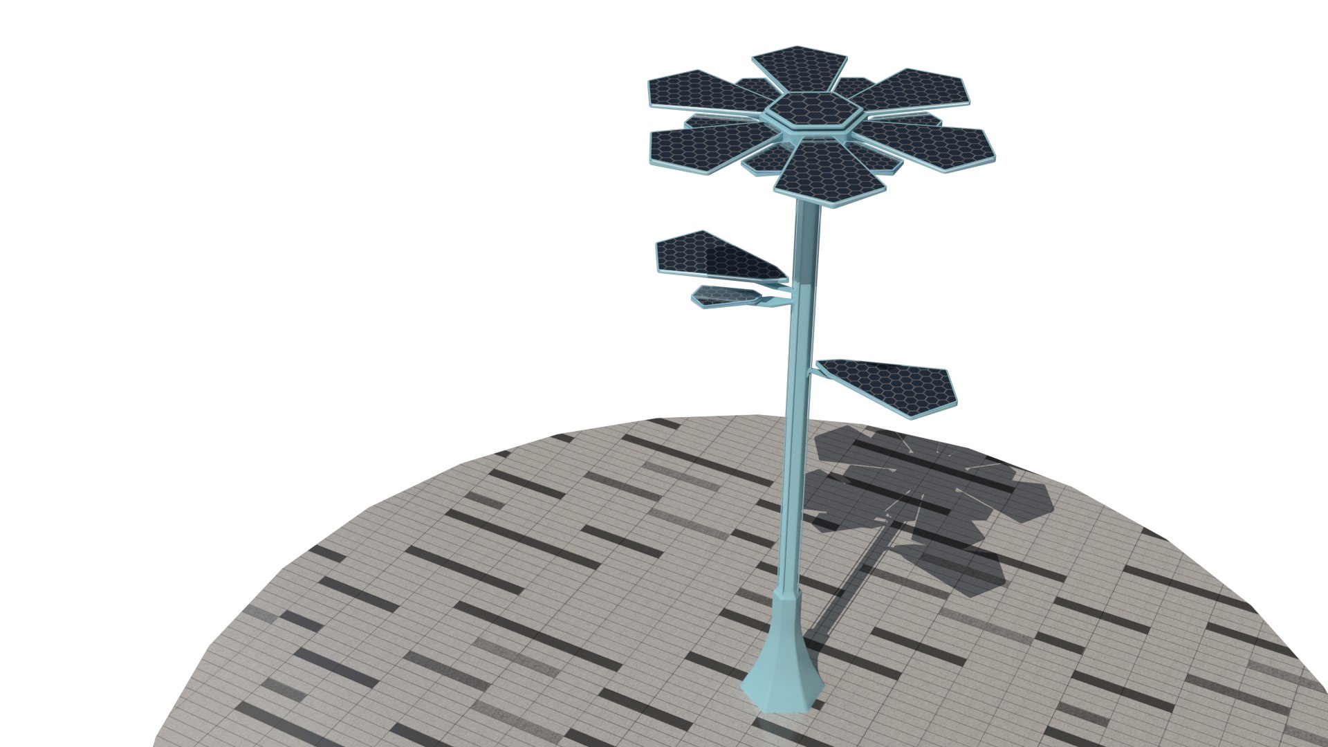 3D Solar Street Light Model - TurboSquid 1969455