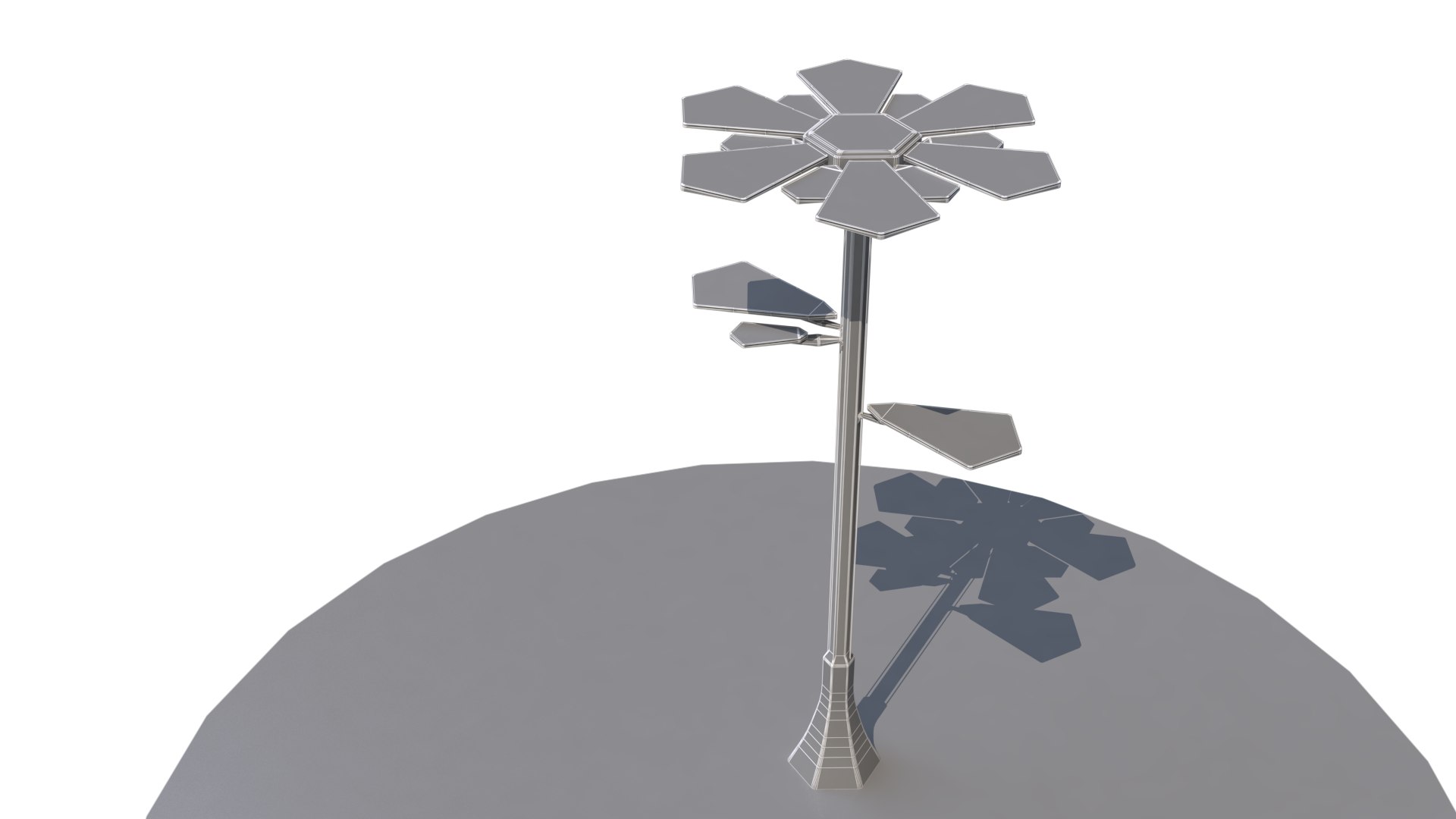 3D Solar Street Light Model - TurboSquid 1969455