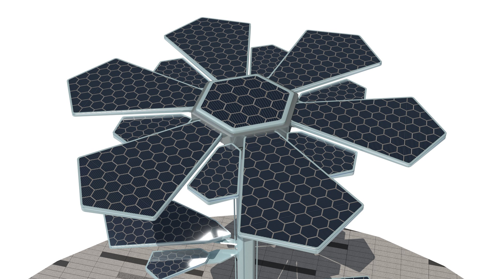 3D Solar Street Light Model - TurboSquid 1969455