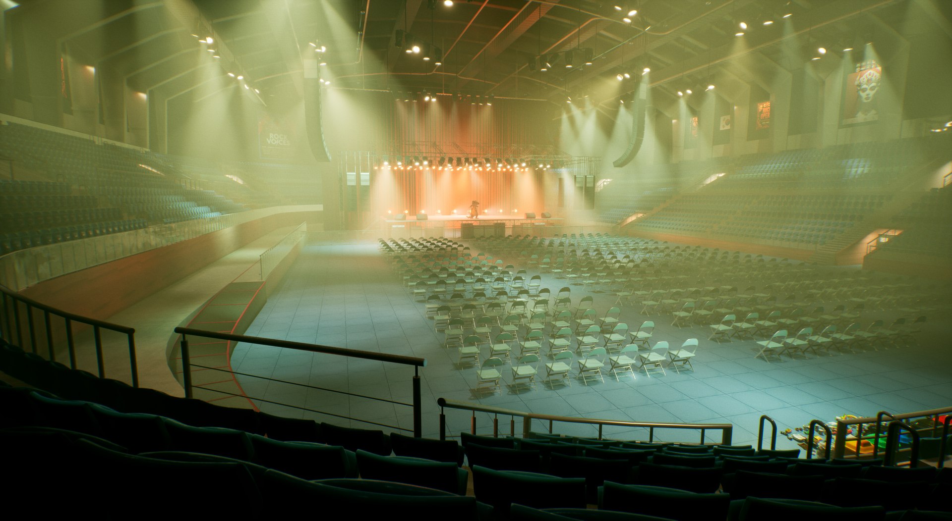 3D Model Concert Stage Arena Interior 3D Model - TurboSquid 2457931