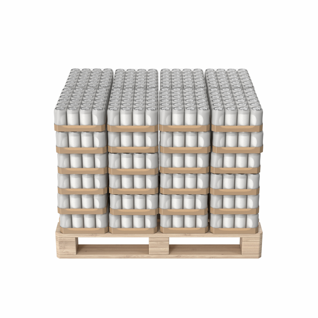 3D Soda Can Packs On Wooden Pallet - TurboSquid 2053654